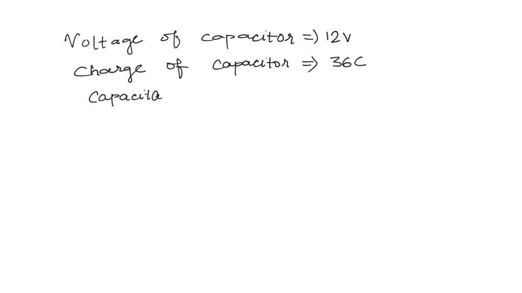 SOLVED: If the maximum amount of charge held by a capacitor at a ...