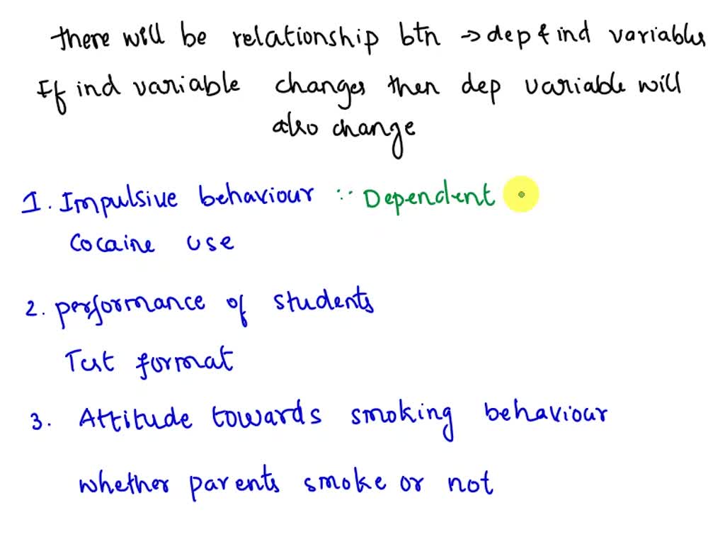 Problem Set 1.1: Identifying Variables (Dependent, Independent, Quasi ...