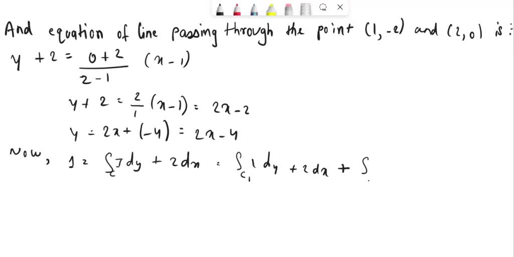 SOLVED: point) Let C be the curve which is the union of two line ...