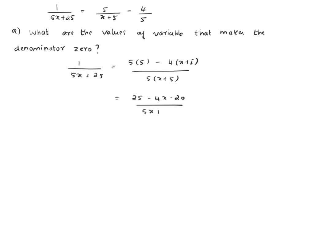SOLVED: Question Help - The following rational equation has denominators that contain variables ...