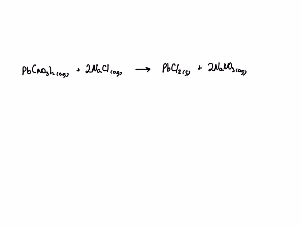 SOLVED: In the following reaction, when the equation is correctly ...