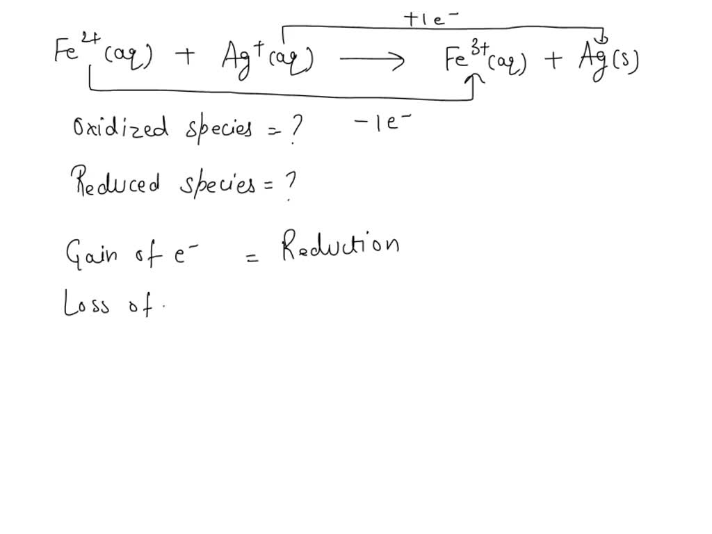 SOLVED: Question 4 (1 point) From the following redox reactions, state ...
