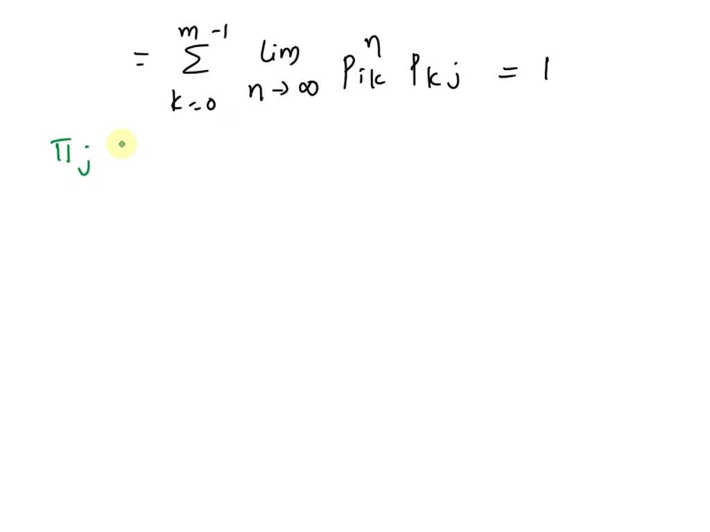 Solved A Suppose That A Dtmc Has A Finite State Space S And A Doubly
