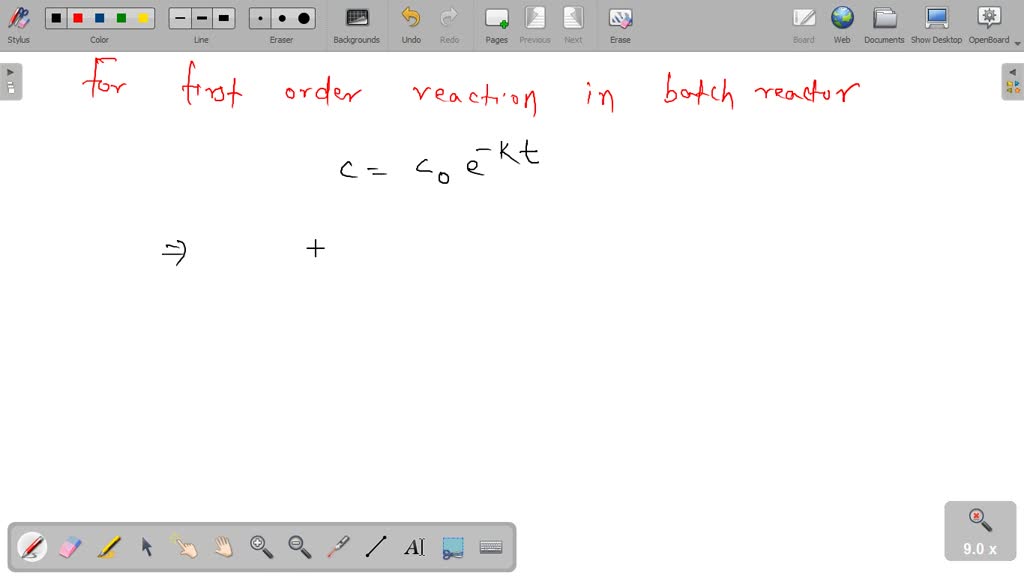 SOLVED: A second-order reaction takes place in a reactor sequence: 1. CSTR + PFR 2. PFR + CSTR ...