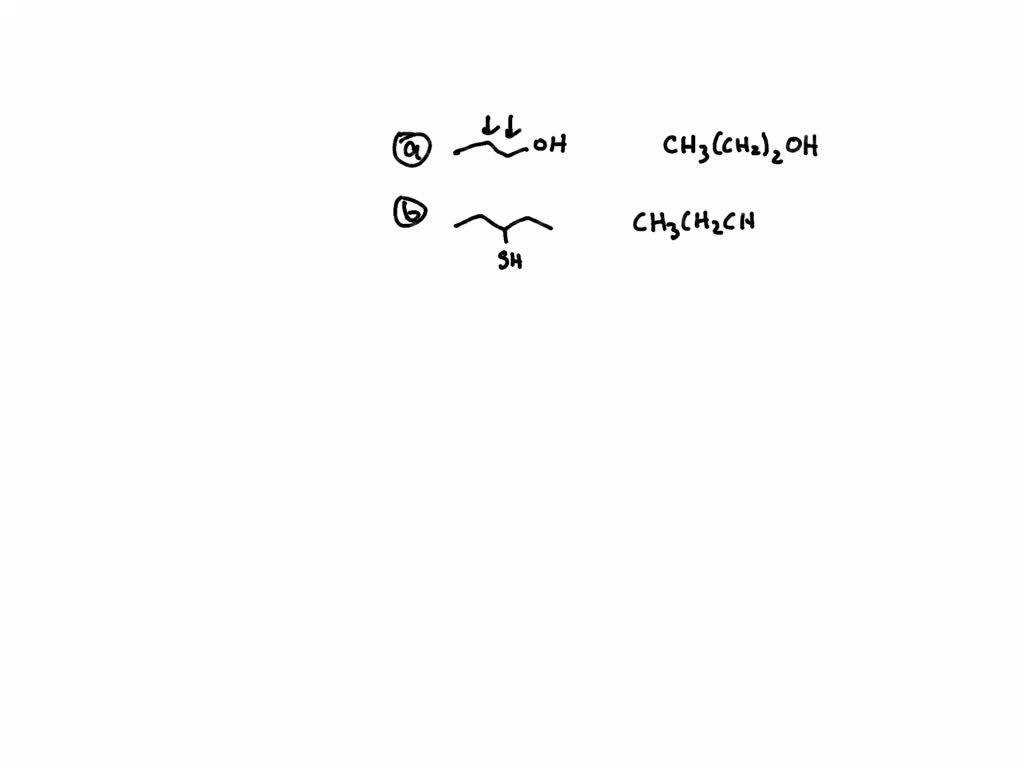 SOLVED: propyl 8 Ii alcohol 12.3 Draw the condensed structural formula ...