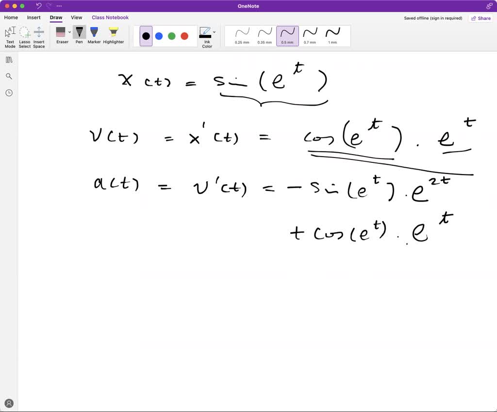 SOLVED: A particle moves along the x-axis in such a way that at time t > 0, its position ...