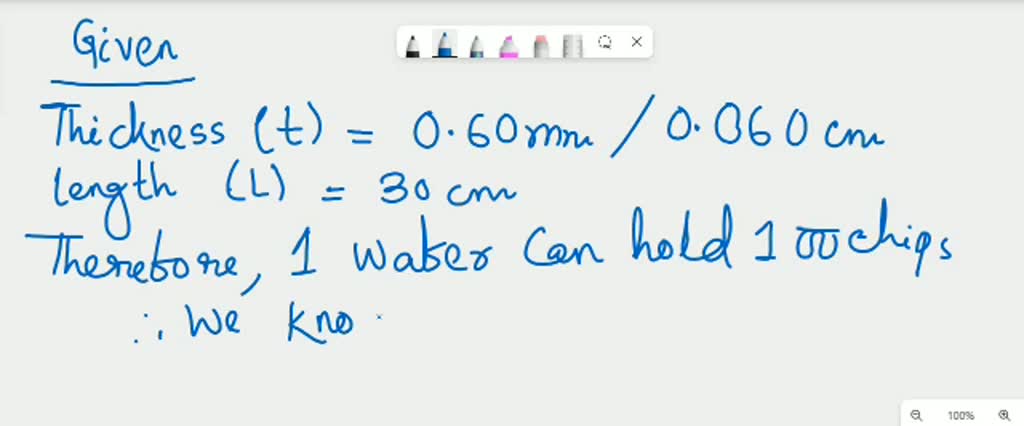 SOLVED: Computer chips are etched on circular silicon wafers of ...
