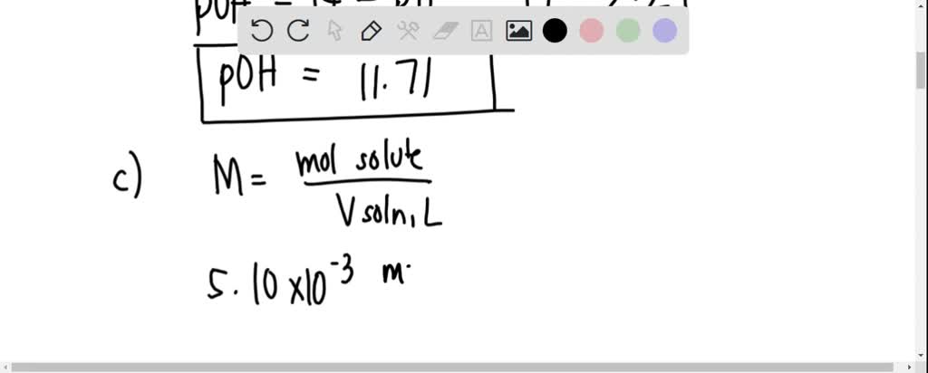 SOLVED: 1. What is pH of a solution and how it is calculated. 2. What ...