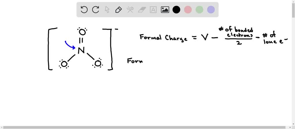 SOLVED: Calculate the formal charge on nitrogen in nitrate?