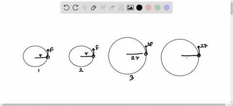 Balls are attached to light rods and can move in horizontal circles as ...