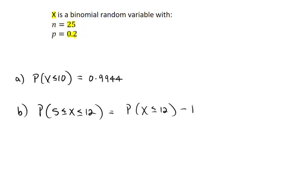 Solved Section 5 2 Binomial Probabilit Distributions On A Five
