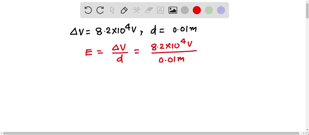 SOLVED: What is the strength of the electric field between two parallel ...