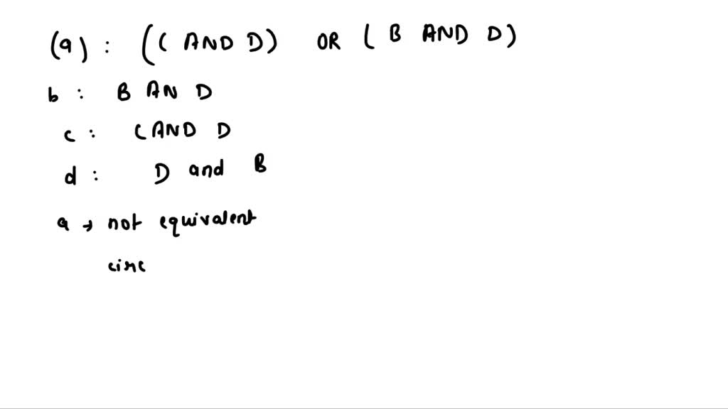 Solved Write The Boolean Equation For The Following Logic Circuit A B C D