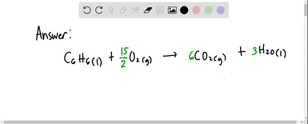 Solved 2 Write The Balanced Chemical Equation For The Combustion Of