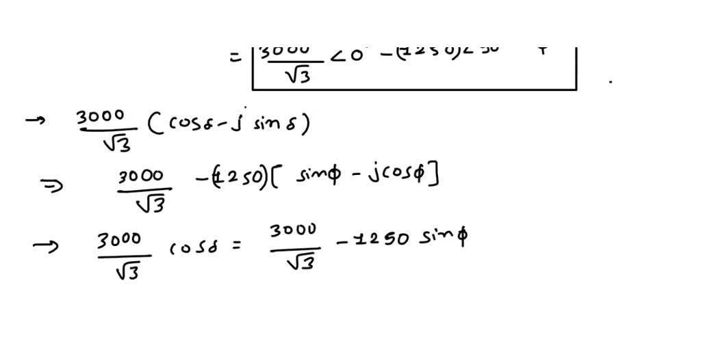 SOLVED: (a) Show that the developed torque in a synchronous generator is given by 3VIElIsinθ ...