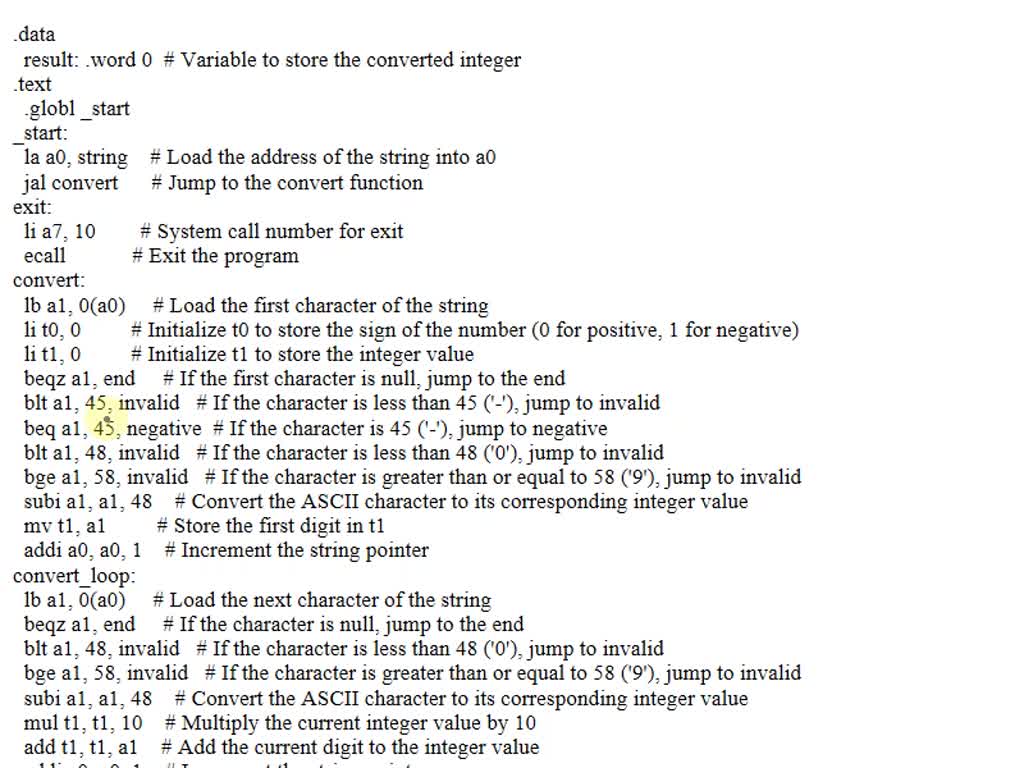Solved The Following Program Compares Two Ascii Character Strings Of The Same Length One