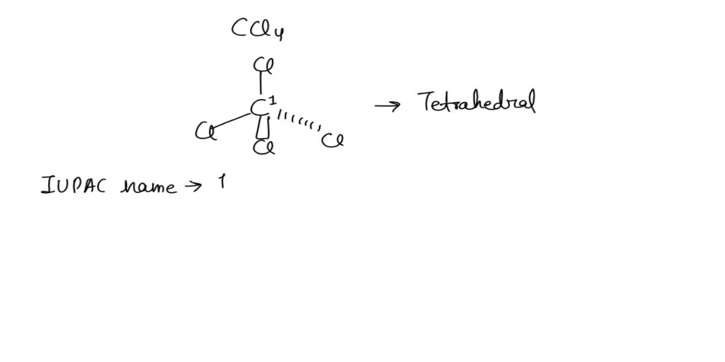 Solved What Is The Best Name For The Following Compound Ccl4 A