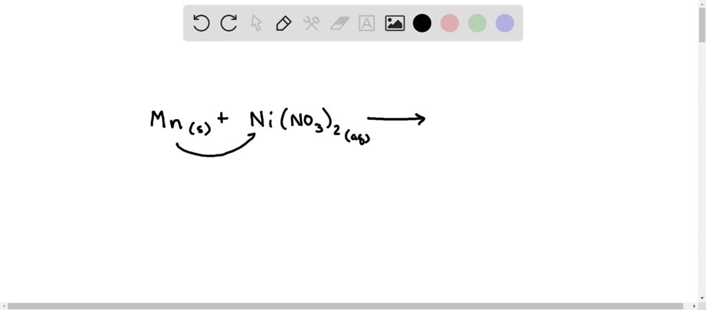 SOLVED: Write a chemical equation for the reaction of manganese metal ...