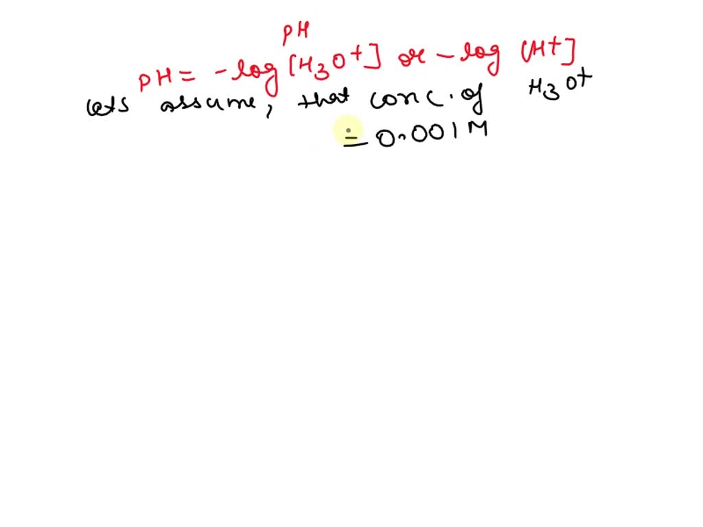 SOLVED: Fill in the missing concentration values for the hydronium and ...