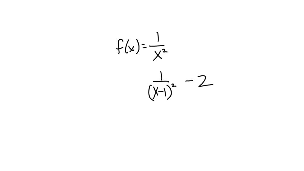 SOLVED: For the following exercises, use the given transformation to graph the function. Note ...