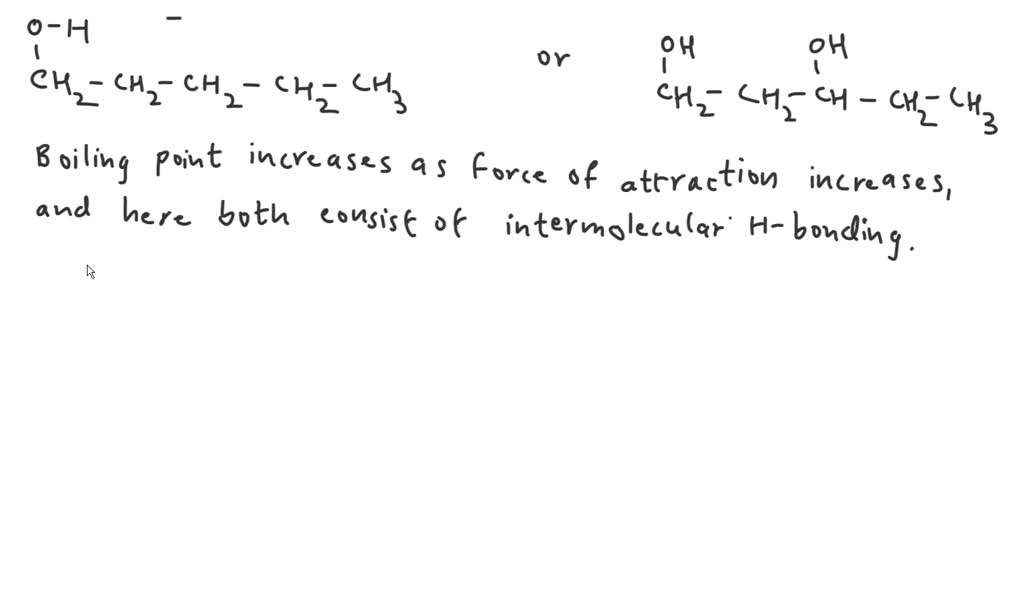 SOLVED: From each pair of compounds, select the one with the higher ...