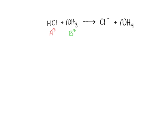 in this chemical reaction hcl nh3 nh4 cl identify the a bronsted lowry ...