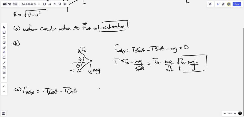SOLVED: 1. A ball of mass m is connected by 2 massless strings, each of length L to a vertical ...