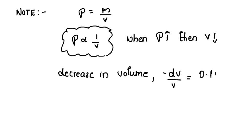 SOLVED: The isothermal compressibility, ÎºT, of water at 293 K is 4.96 ...