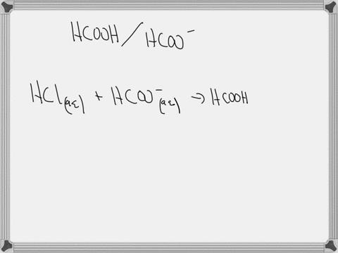 6 a buffer is comprised of the weak acid formic acid hcooh...