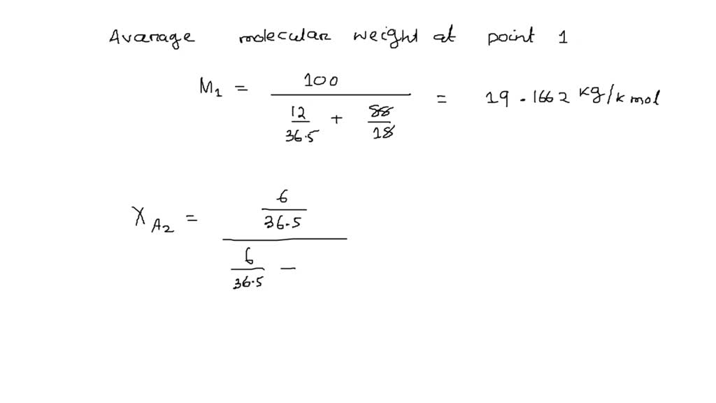 SOLVED: The solute HCl (A) is diffusing through a thin film of water (B) 2.0 mm thick at 283K ...