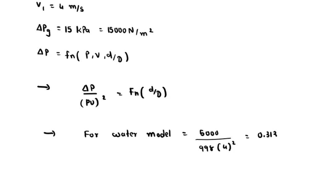 SOLVED: The pressure drop in a venturi meter (Fig. P3.128) varies only ...