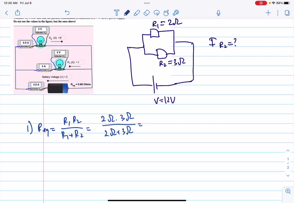 SOLVED: '14 Using Kirchhoffs Rules, calculate: the values of the currents and Iz as shown in the ...