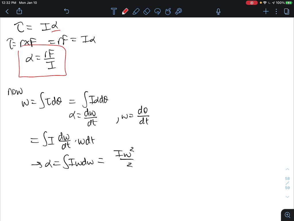 A wheel of mass m, with rotational inertia I and radius r, rotates with ...