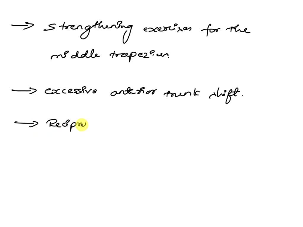 95. During a sagittal plane postural assessment, you observe anteriorly ...
