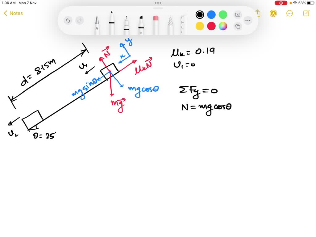 SOLVED: The crate shown lies on plane tilted at an angle 0 259 to the ...