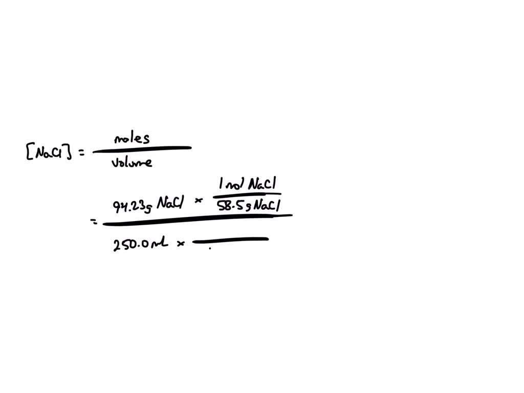 SOLVED: 2.5 points. Draw a diagram, flowchart, or figure for determining the molarity of a ...