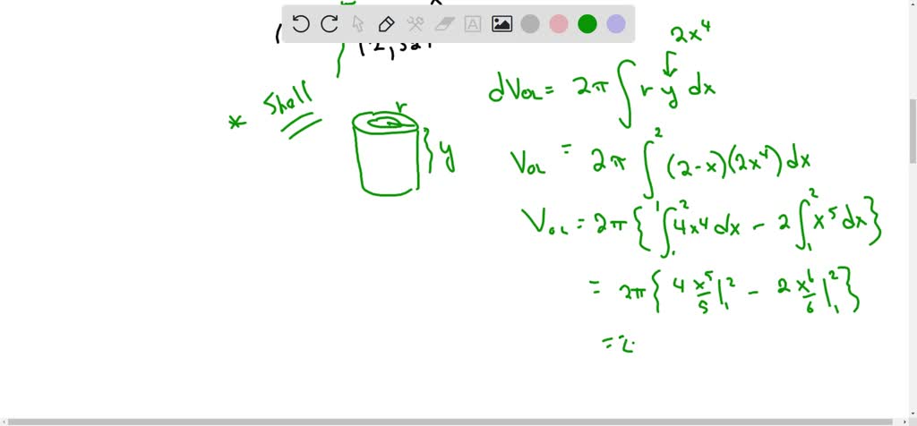 SOLVED: 1. Find the volume of the solid generated by revolving about ...