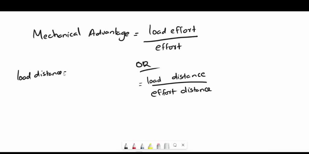 SOLVED: In a first class lever, a load of 1500N is lifted by an effort ...