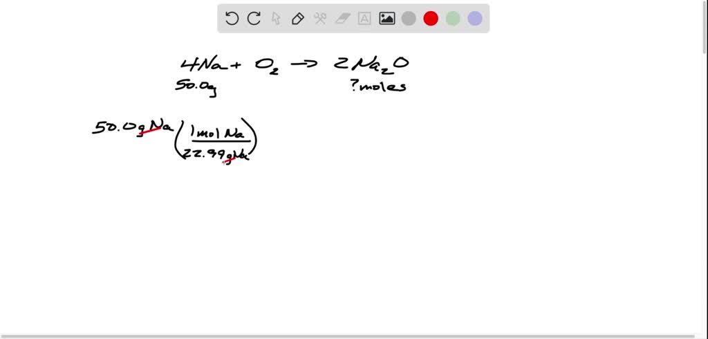 SOLVED: How many moles of sodium oxide (Na2O) are produced by 50.0 g of sodium (Na)? 4 Na + O2è2 ...