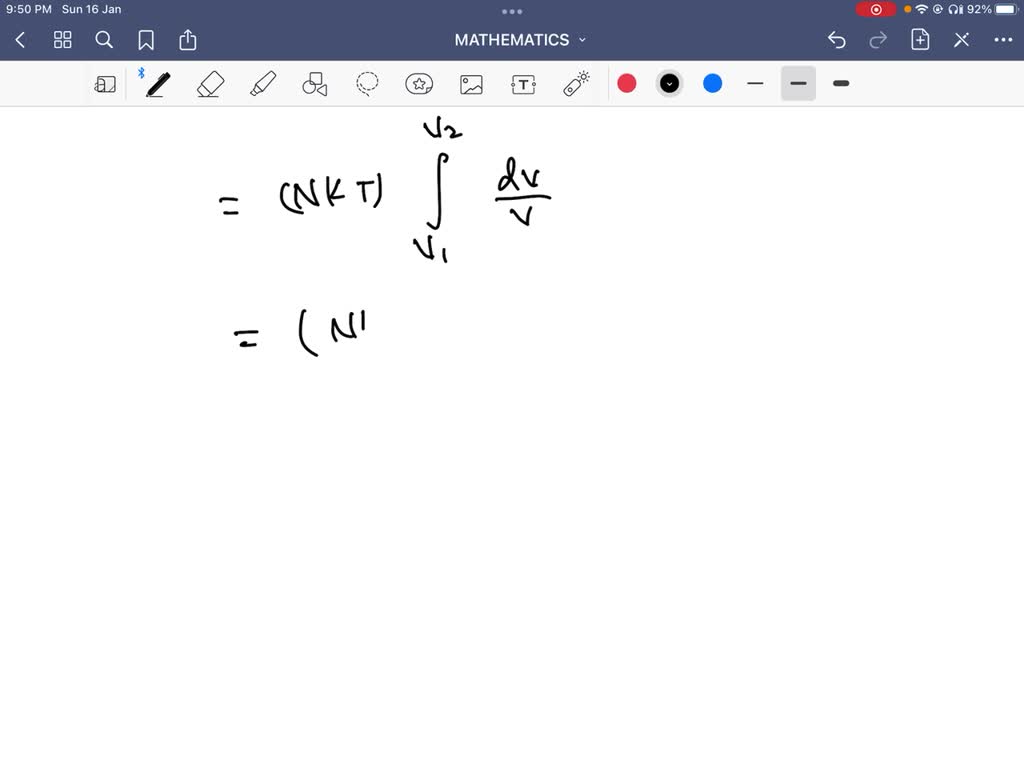 SOLVED: Recall the integrals: f FIn x + Constant OR dx =In X2 In X1 ...