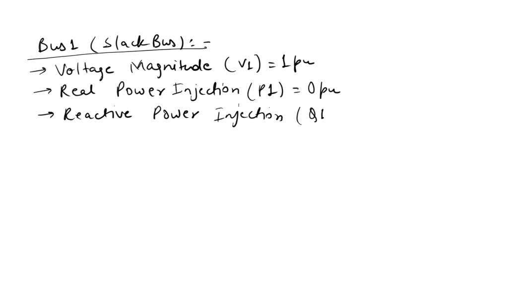 SOLVED: Introduction: Power flow calculations using Newton-Raphson and ... SOLVED: Introduction: Power flow calculations using Newton-Raphson and ...
