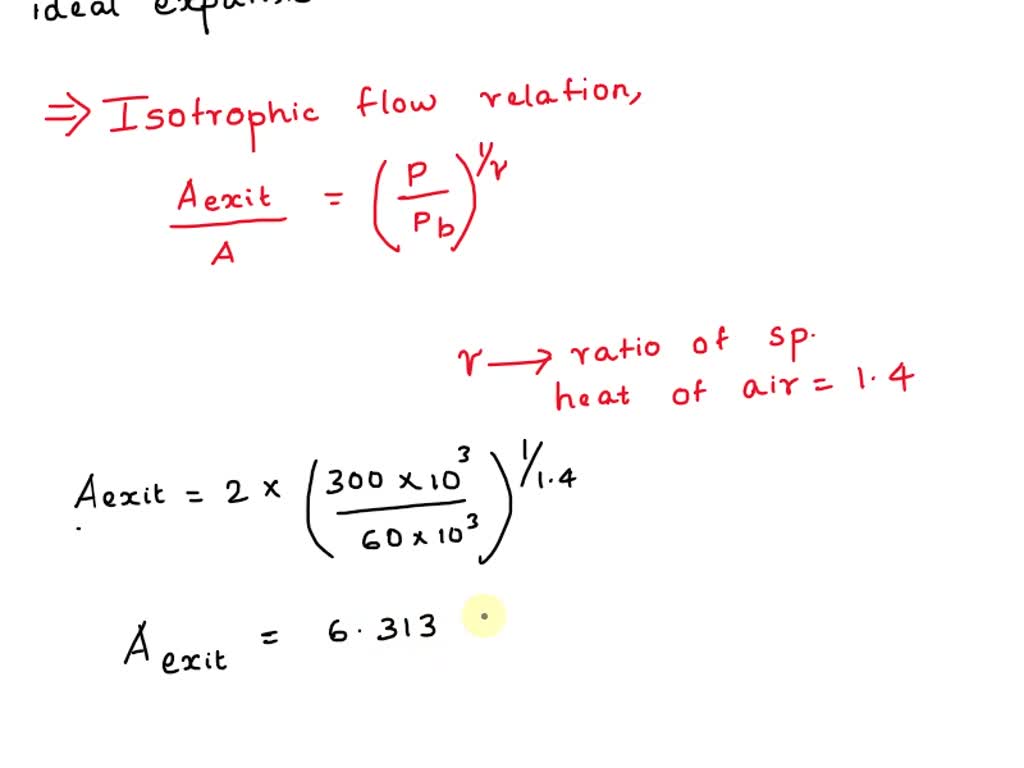 SOLVED: A CD duct is connected to a large air reservoir with P0 = 300 ...