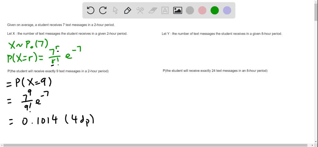 SOLVED 8 Duncan Gets About 6 Texts Between 00 Am And 10 00 Am What s The Probability That 