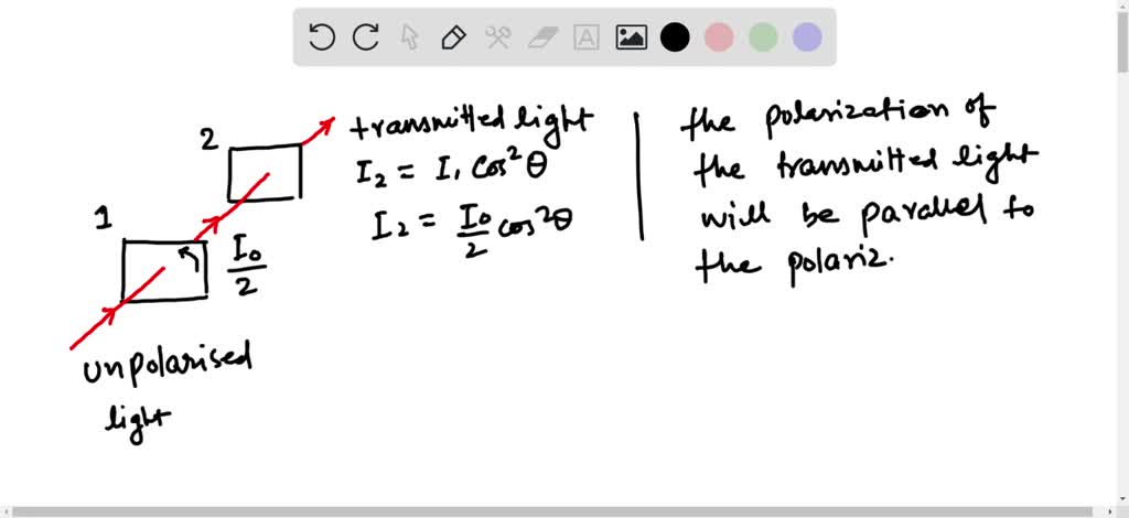 SOLVED: M1Z/4/PHYSISPMENGITZ2IXX 8 A beam of unpolarized light is ...