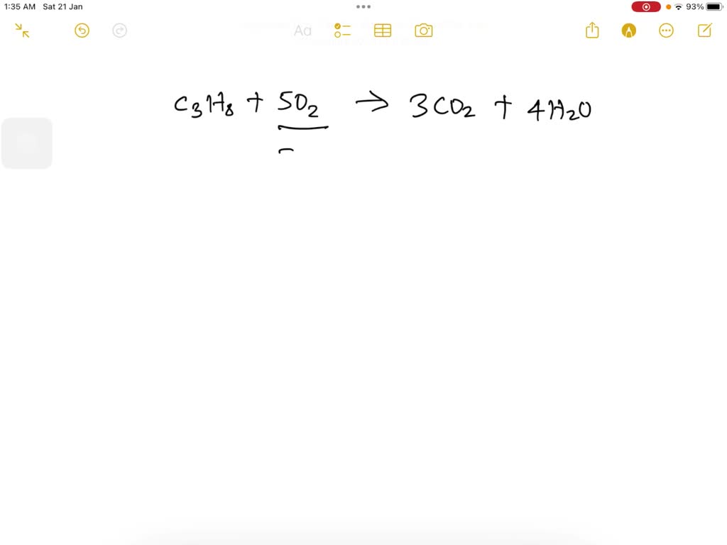 SOLVED: In the balanced chemical reaction shown below, what is the ...