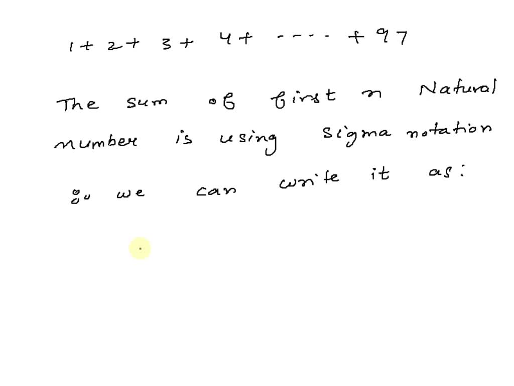 Solved Write The Sum Using Sigma Notation 1 2 3 4 132 B Where T A Preview B 