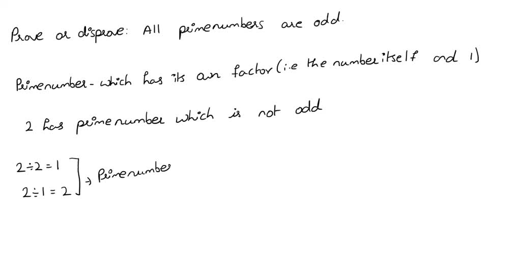 SOLVED: 1.1 Prove or disprove the following statements: 1.1.2 There ...