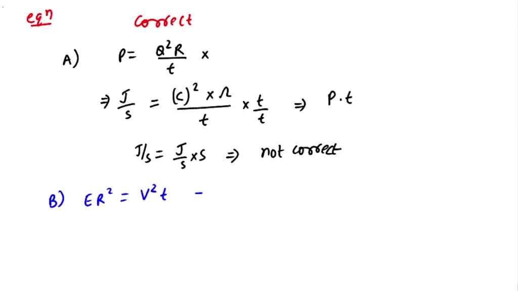 SOLVED: Which equation that links some of the following terms Is ...