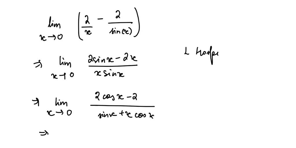 SOLVED: Find the indicated limits. If the limit does not exist, state, or use the symbol ∞ or -∞ ...