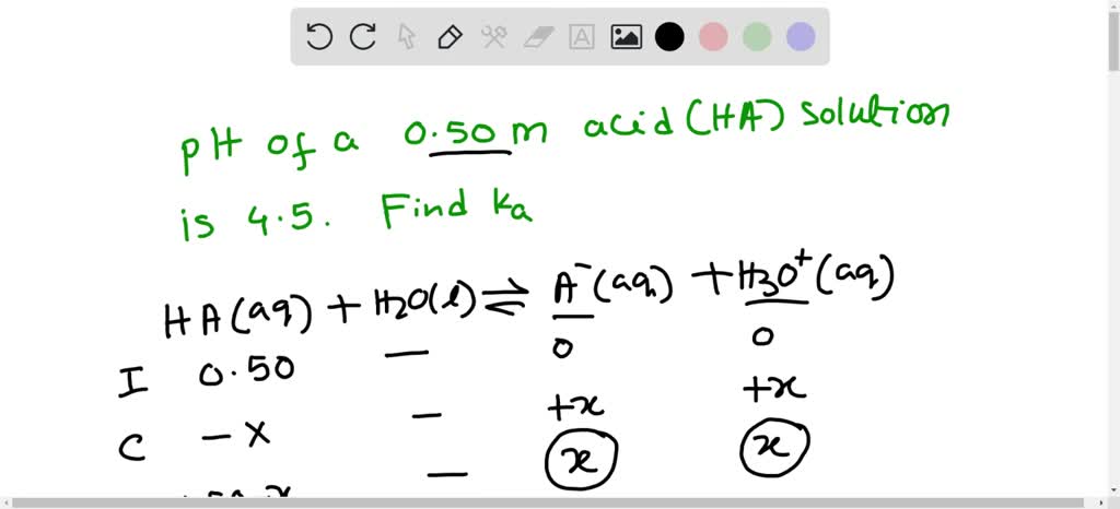 SOLVED: Use equation y = -3*10^-6x + 6*10^-5 from gran plot to ...